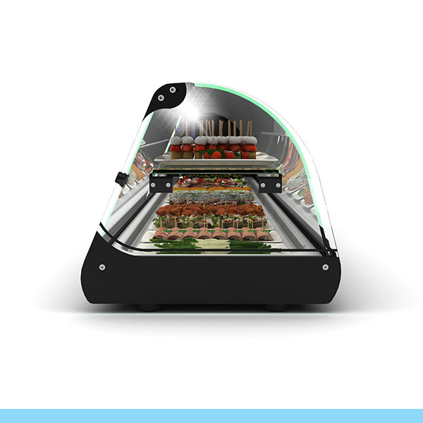 Expositor de Balcão Sayl Refrigerado Classic 2P Line V24 (4 Tabuleiros ...